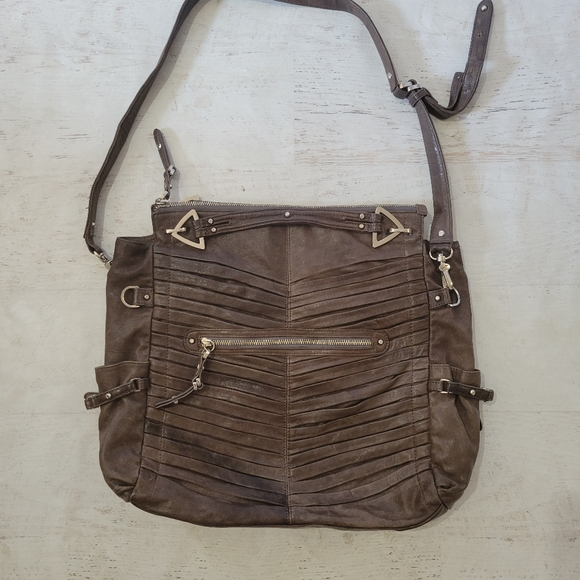 Junior Drake | Bags | Junior Drake Gail Pleated Hobo Crossbody Bag ...